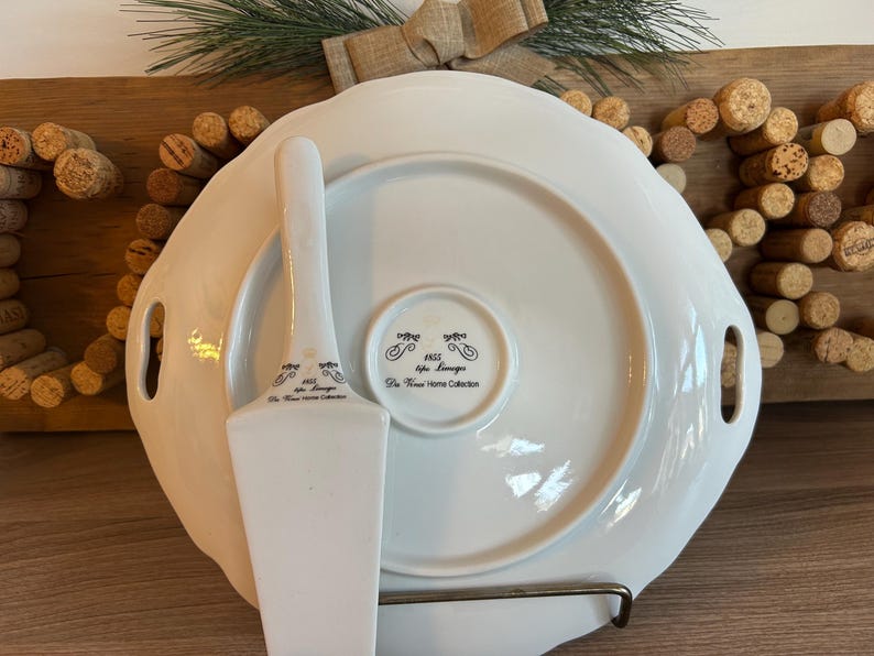Vintage 1855 Tipo Limoges Da Vinci Collection Cake Plate and Server ...
