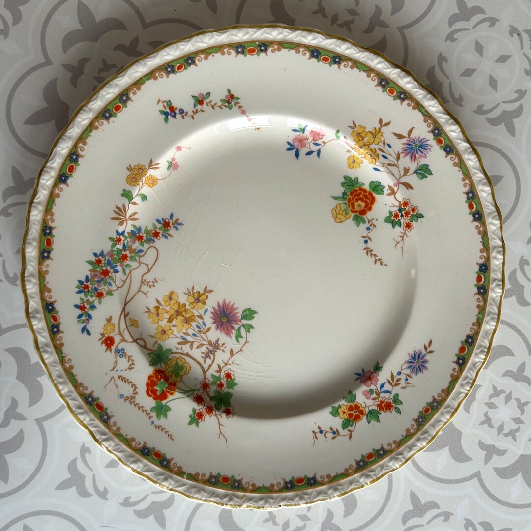 Myott Staffordshire “sunshine Susie” – Vintage Floral Side Plate ...