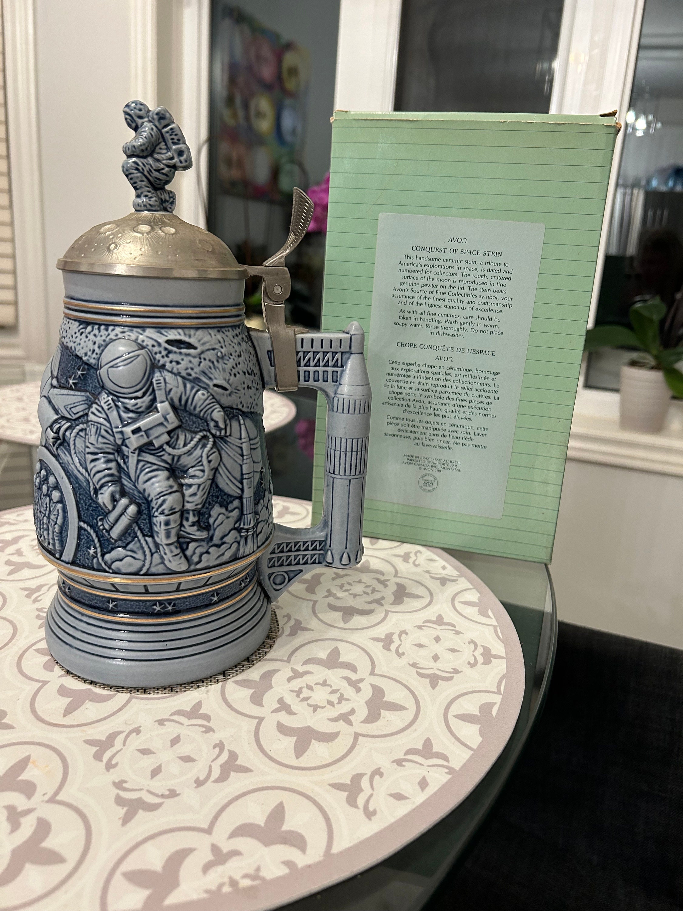 Avon Collectible Conquest of Space Stein Beer Mug Made in Brazil ...