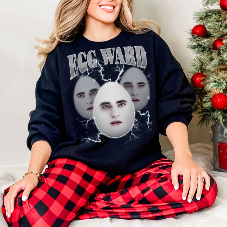 Funny Eggward Meme Unhinged Meme Gen Z Humor Sarcastic Shirt, Twilight ...
