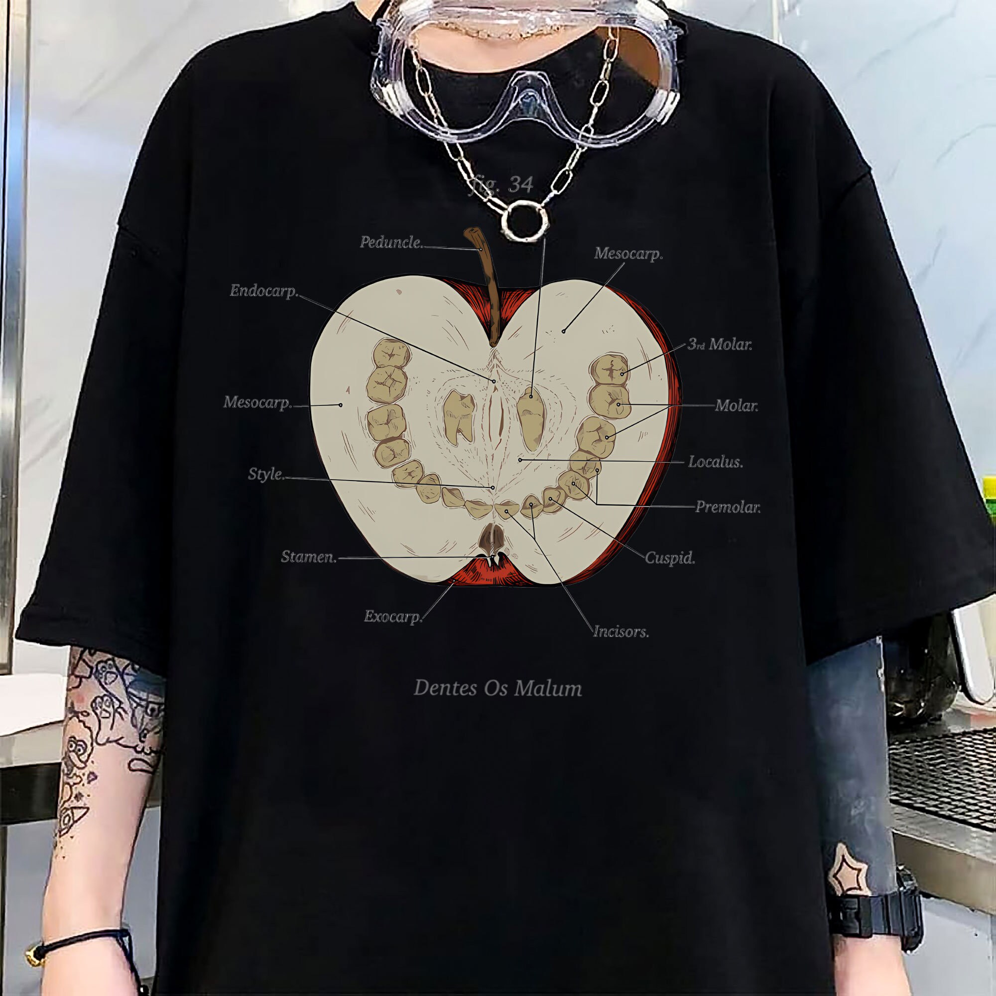 The Magnus Archives Shirt, Anatomy Class Shirt, Teeth Apple,jonathan ...