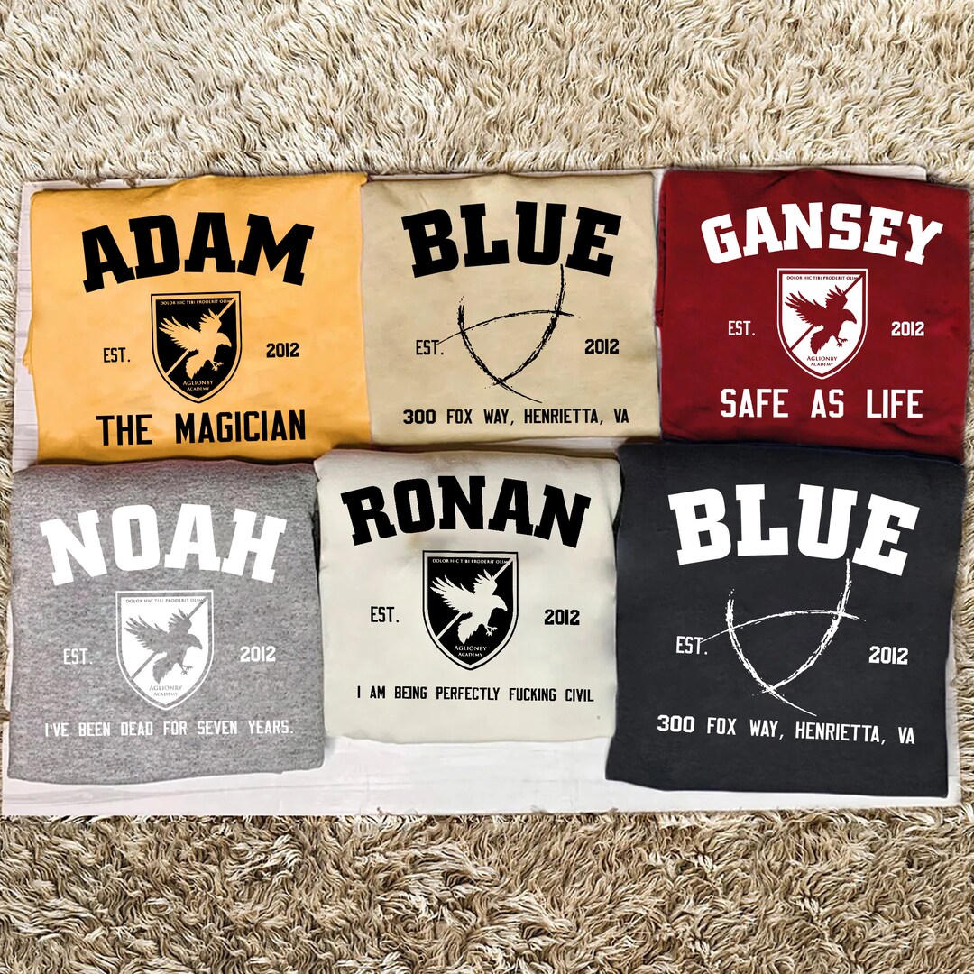 The Raven Boys Custom Shirt, Blue Sargent, Bookish Shirt, the Raven ...
