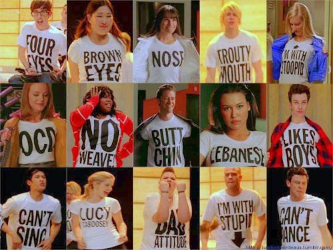 Custom Glee Concert Shirt, Im With Stoopid, Glee White Shirt, Glee ...