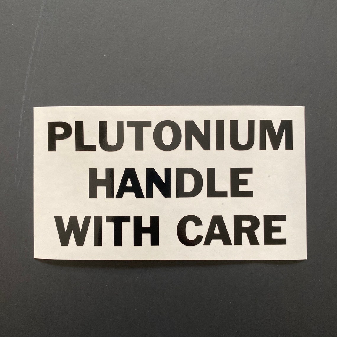 Back to the Future Plutonium Case Decal Set - Etsy Canada