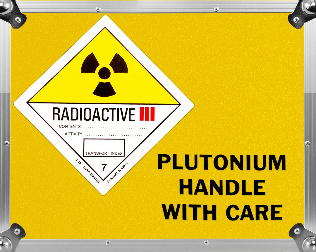 Back to the Future Plutonium Case Decal Set - Etsy Singapore