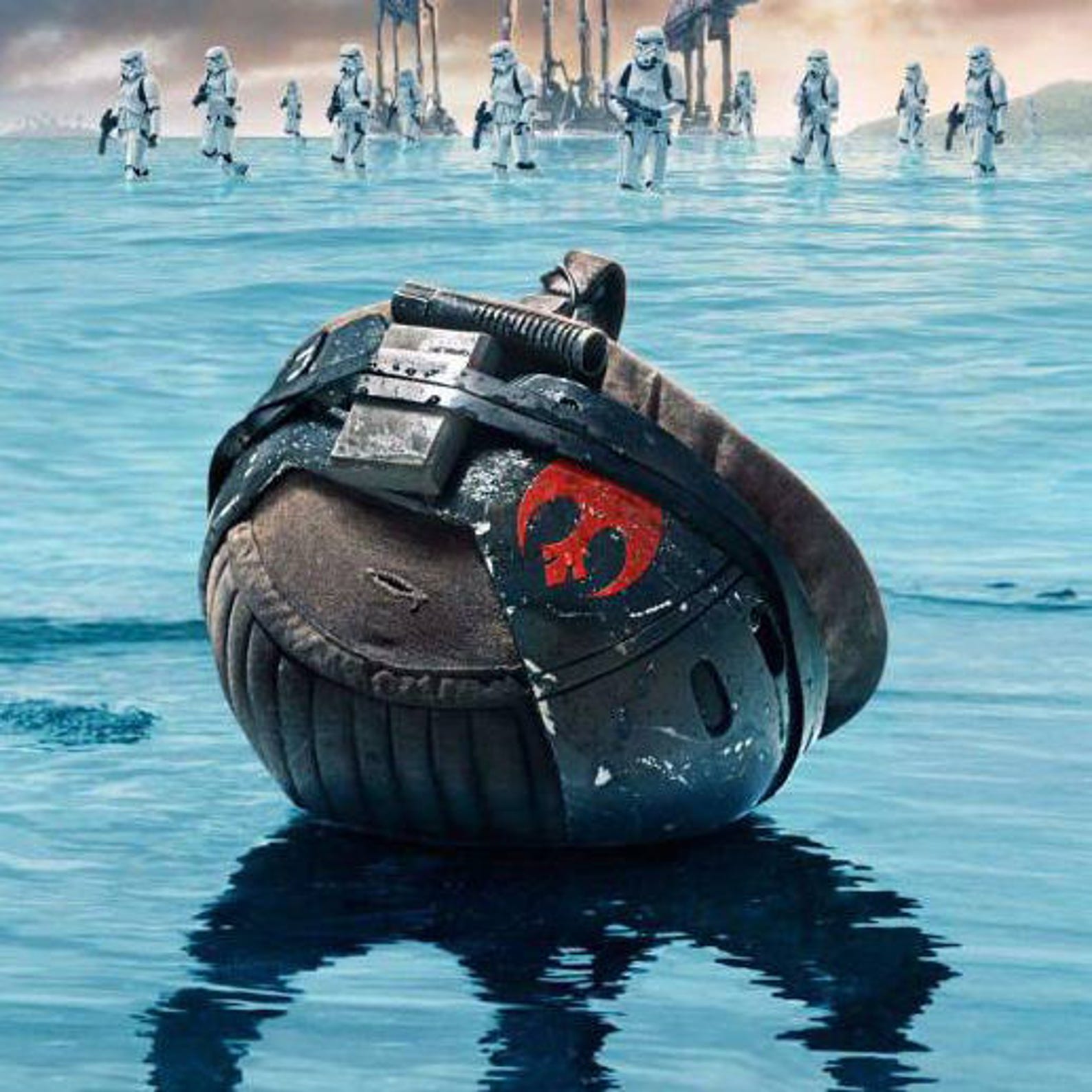 Rogue One Resistance Helmet Sticker/decal - Etsy