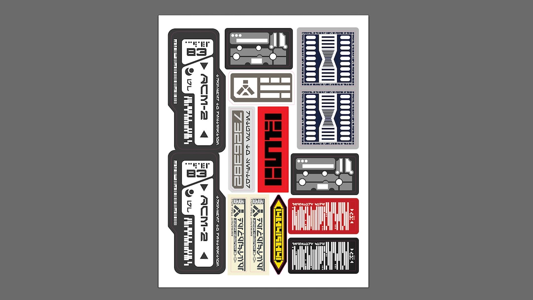 Star Wars Inspired Decals Sheet - Batch #3 - Etsy