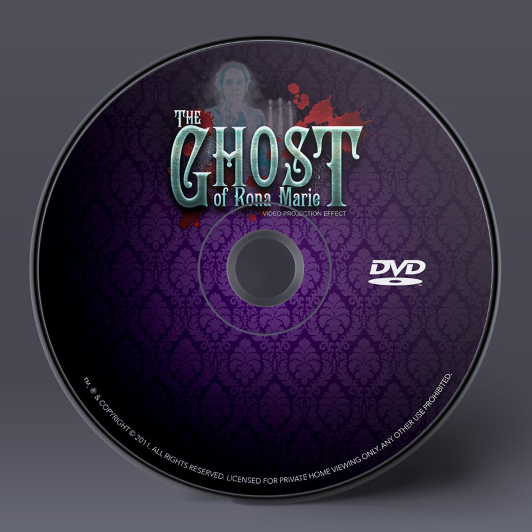 Halloween Projection Effect DVD - Ghost of Rona Marie - Etsy