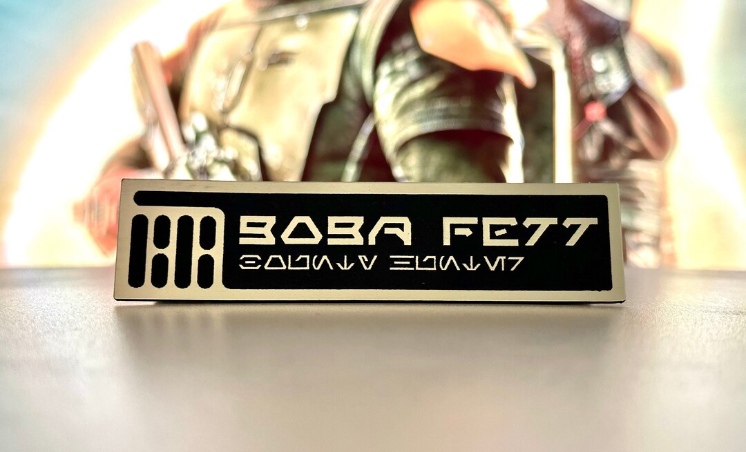 Custom Star Wars Inspired Name Tag/plaque - Etsy