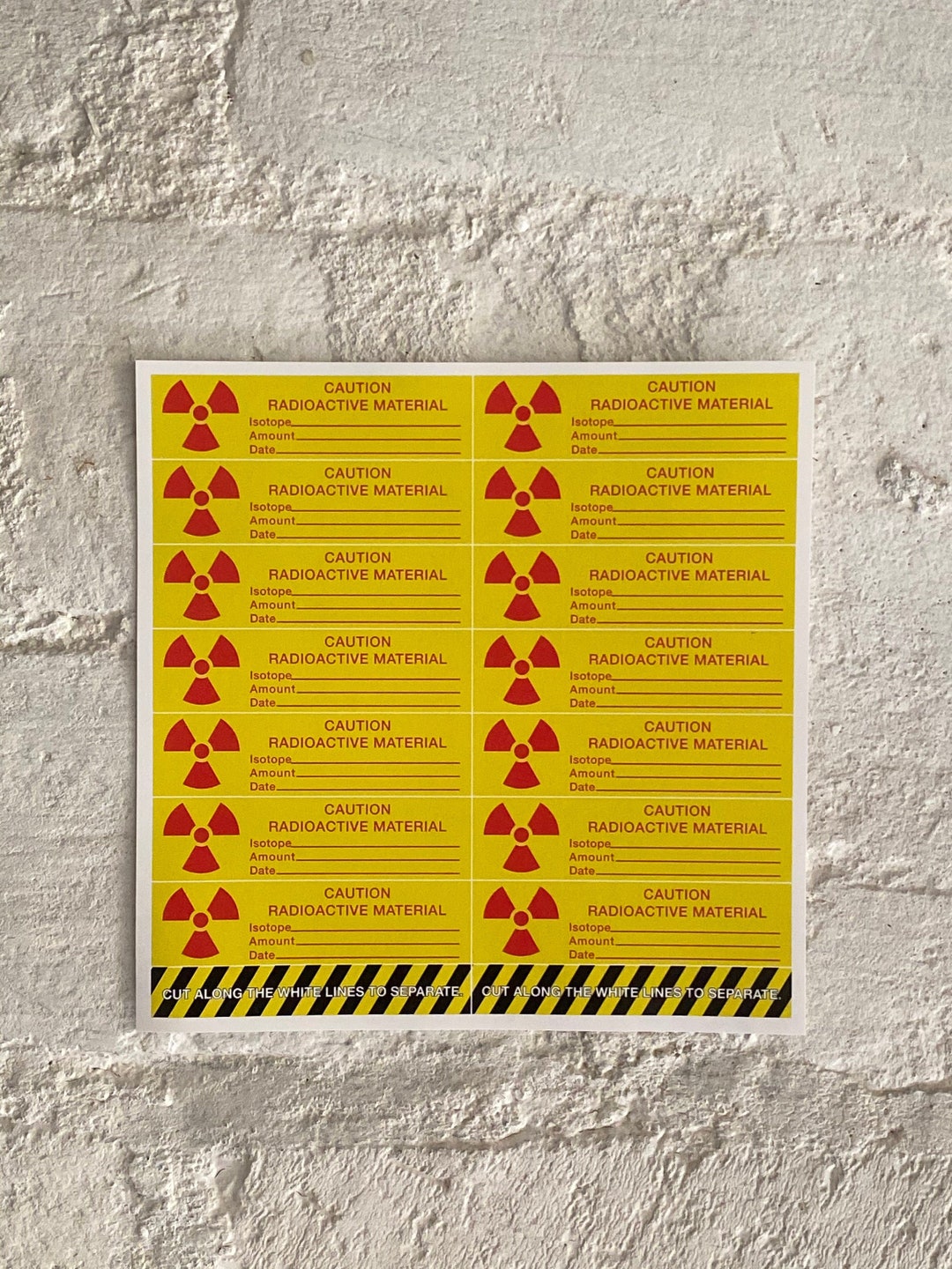 Back to the Future Plutonium Fuel Rod Decals - Etsy