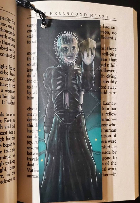 Hellraiser Pinhead With Puzzle Box Laminated Bookmark With - Etsy