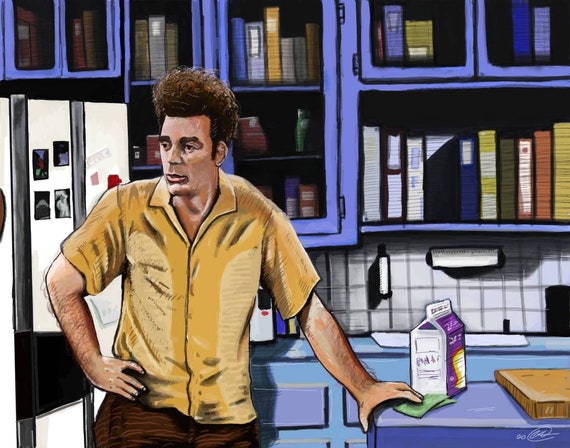 Im Out Seinfeld Contest Kramer Art Print. - Etsy