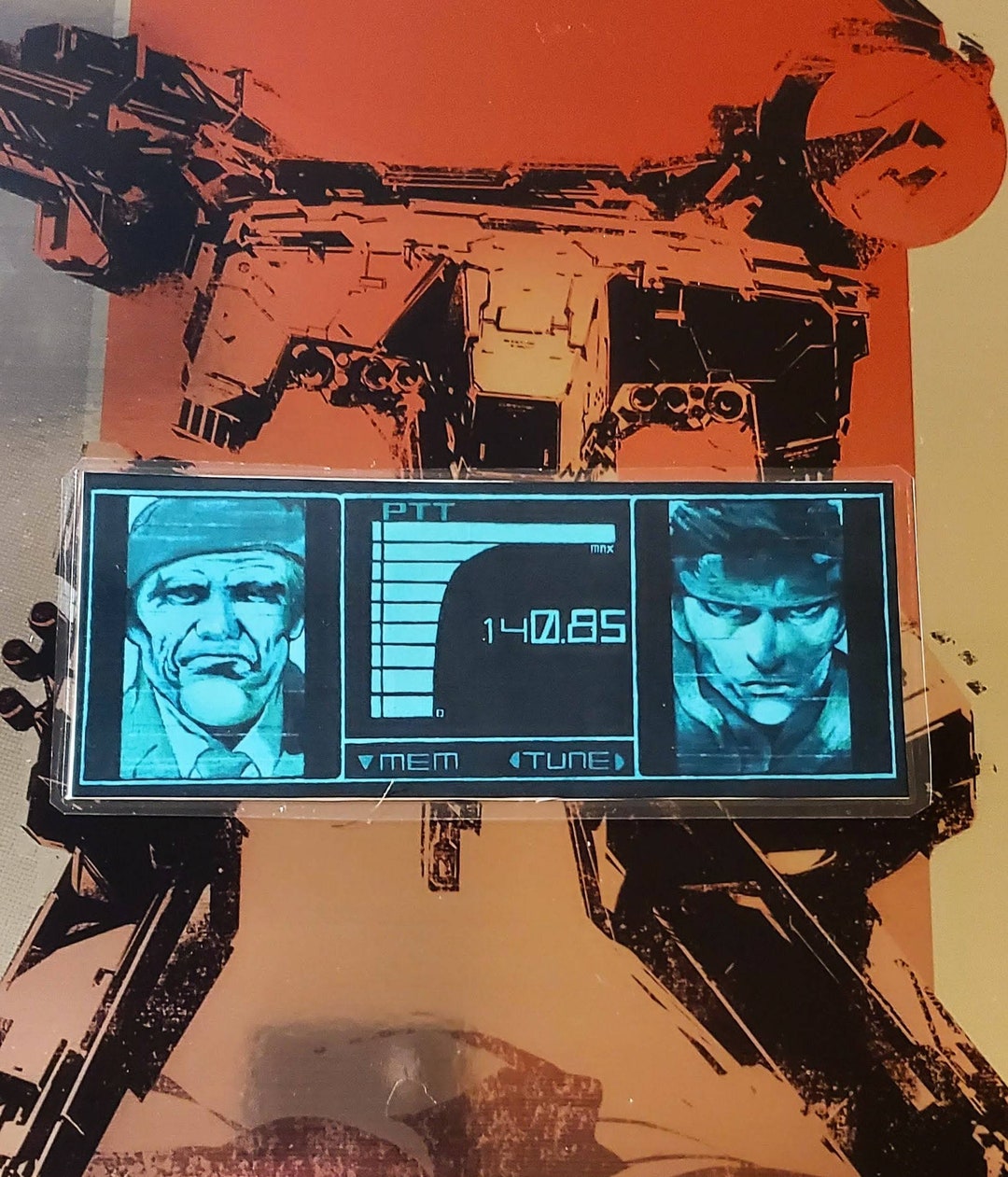 Metal Gear Solid Snake and Colonel Codec Laminated Bookmark - Etsy