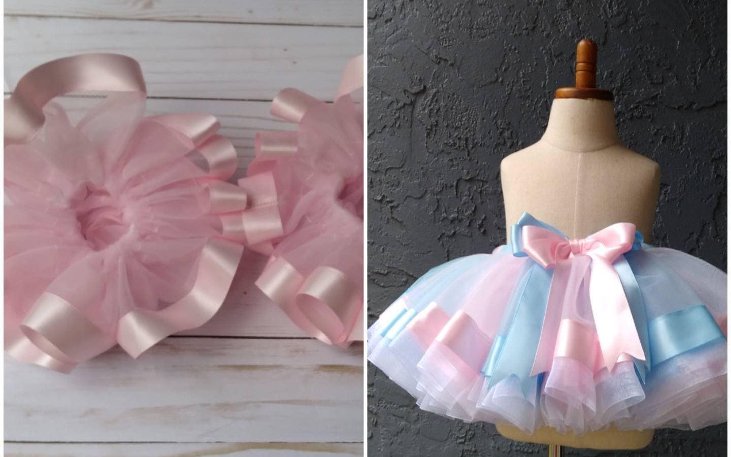 Baby Pink Tutu Socks Ribbons Tutu Ruffle Anklets. Tutu Socks. - Etsy