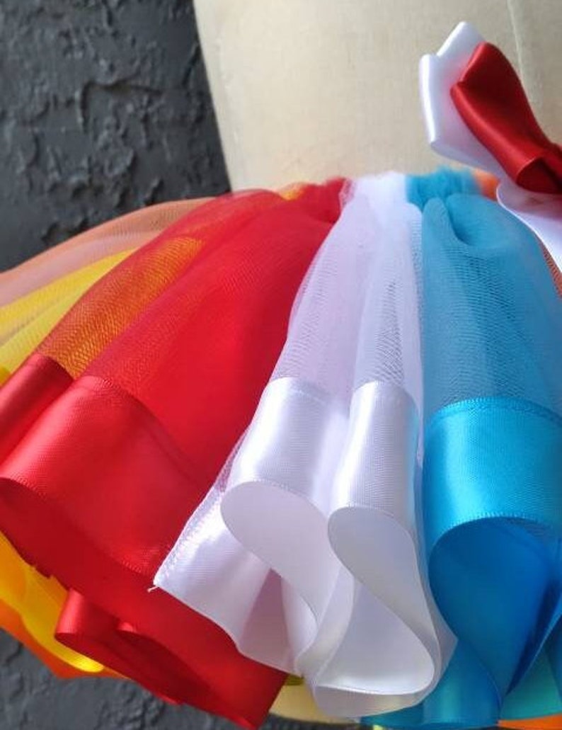 Rainbow Color Tutu. Circus Birthday Outfit. Circus Tutu Skirt. - Etsy