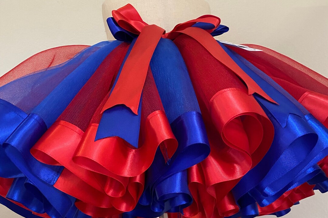 Red and Blue Tutu Skirt. Baby Girl Tutu. Toddler Girl Tutu. Girls Tutu ...