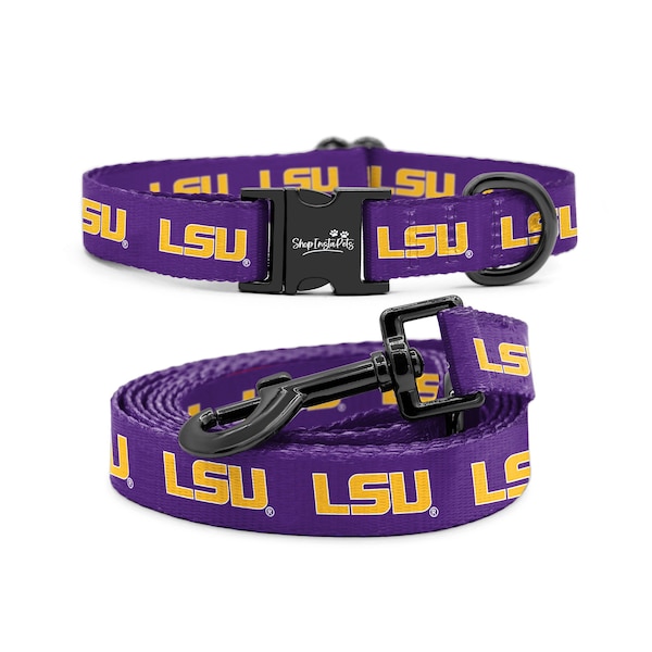 Lsu Dog Collar - Etsy