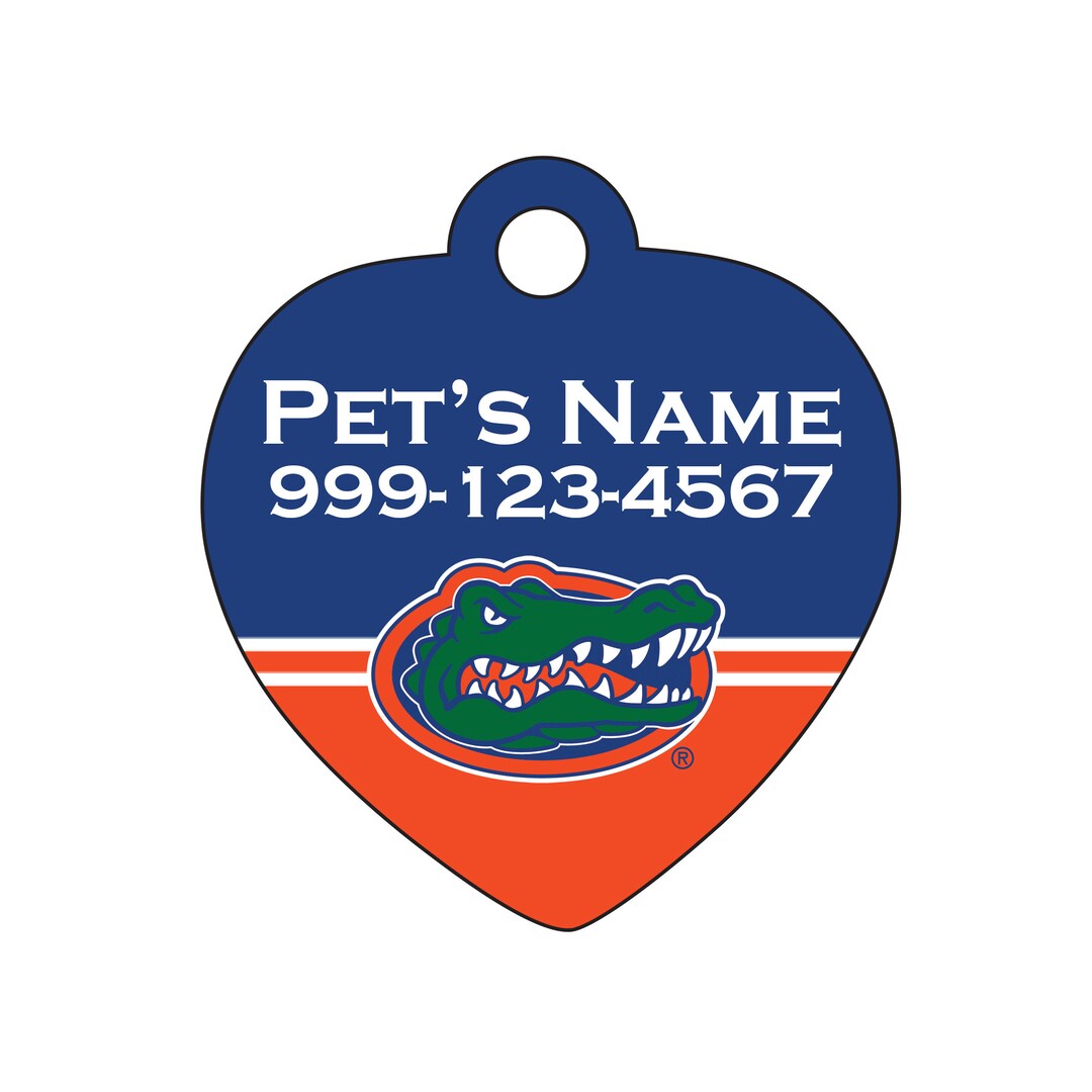Florida Gators Pet Id Tag for Dogs & Cats Officially Licensed ...