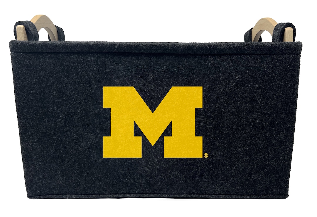 Michigan Wolverines Officially Licensed Basket | Great for Home Decor ...
