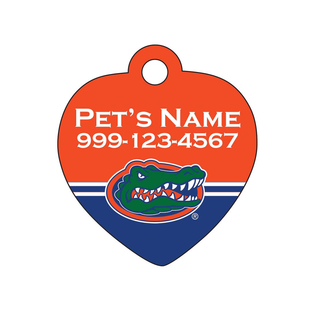 Florida Gators Pet Id Tag for Dogs & Cats Officially Licensed ...