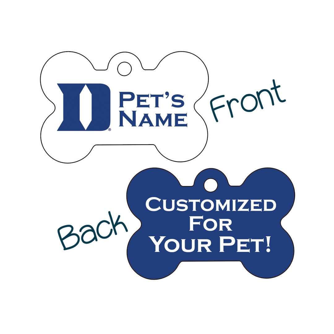 Duke Blue Devils 2-sided Pet Id Dog Tag | Officially Licensed ...