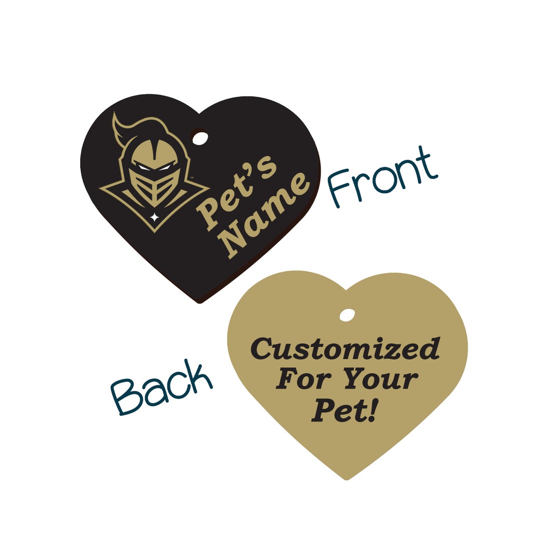 UCF Knights 2-sided Pet Id Tag for Dogs & Cats | Officially Licensed ...