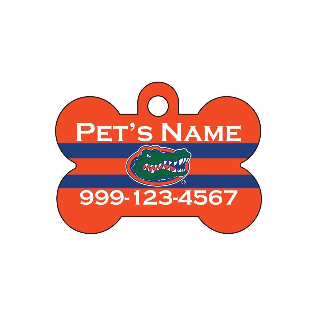 Florida Gators Pet Id Dog Tag | Officially Licensed | Personalized for ...