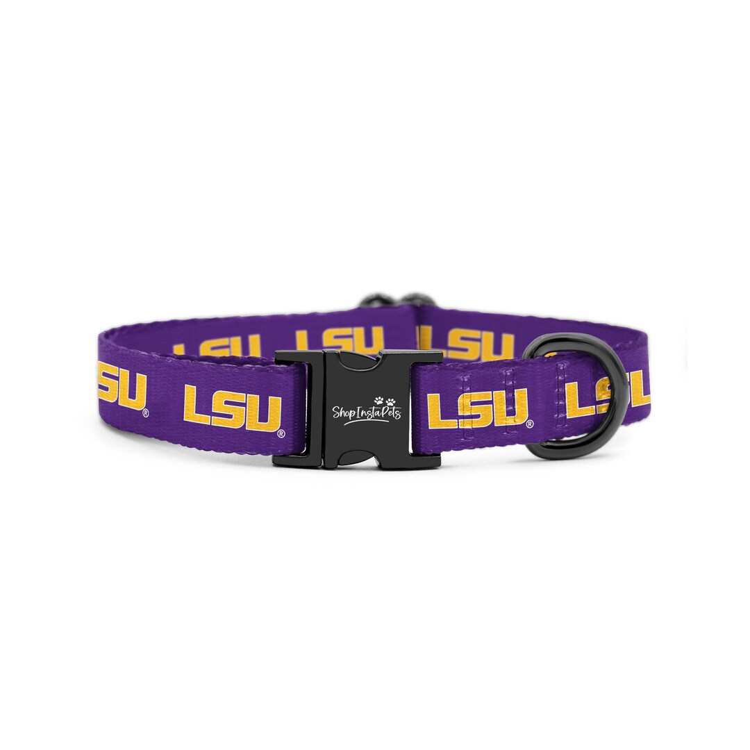 LSU Tigers Adjustable Collar for Dogs & Cats | Officially Licensed ...