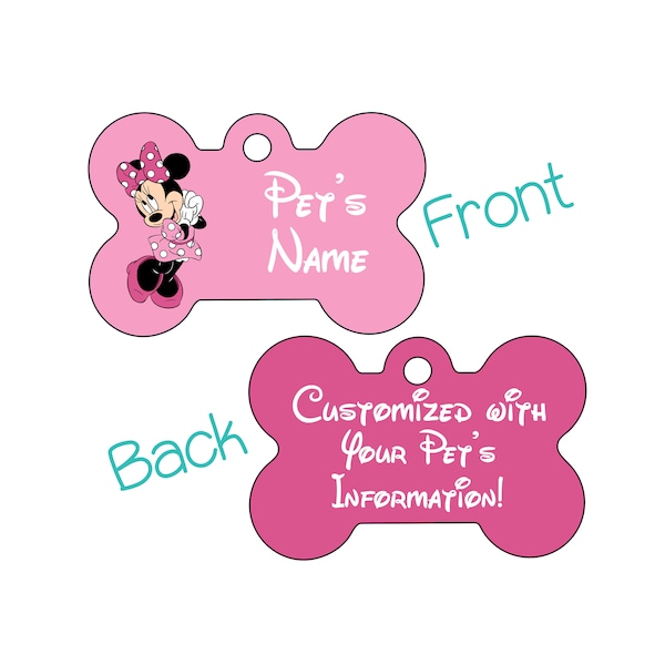 Minnie Mouse Tags - Etsy