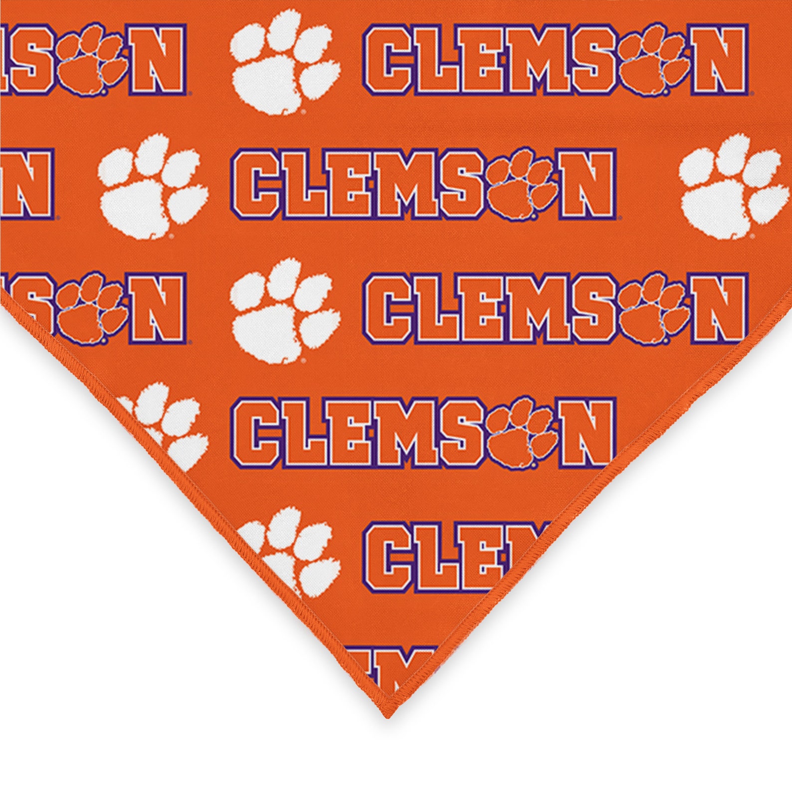 Clemson Tigers NCAA Bandana for Dogs & Cats | Fits Pets of All Sizes ...