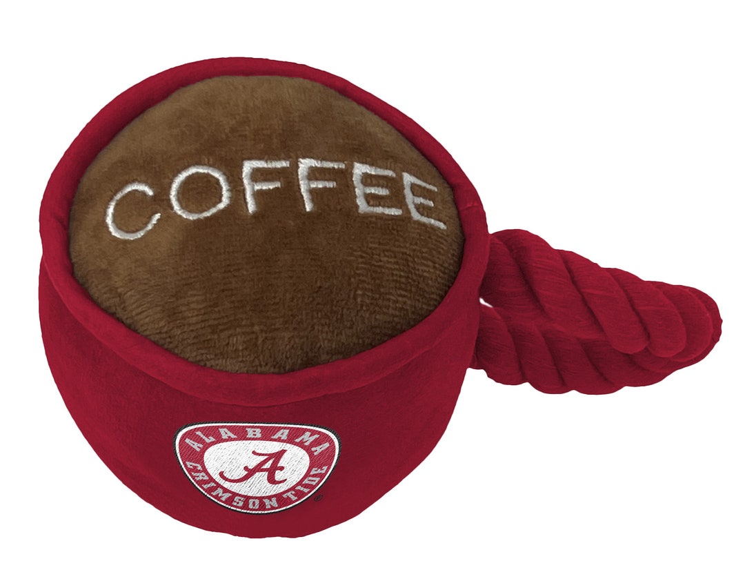 Alabama Crimson Tide Coffee Cup Toy | Rope Chew Toy | Comes With ...