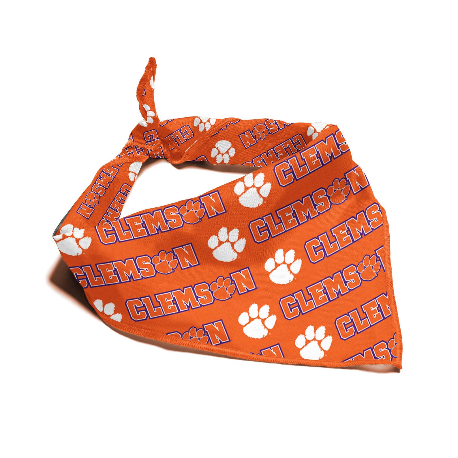 Clemson Tigers NCAA Bandana for Dogs & Cats | Fits Pets of All Sizes ...