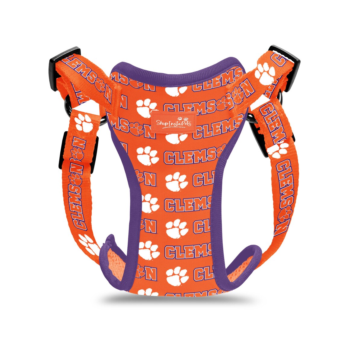 Clemson Tigers Adjustable Step-in Dog Harness | Officially Licensed - Etsy