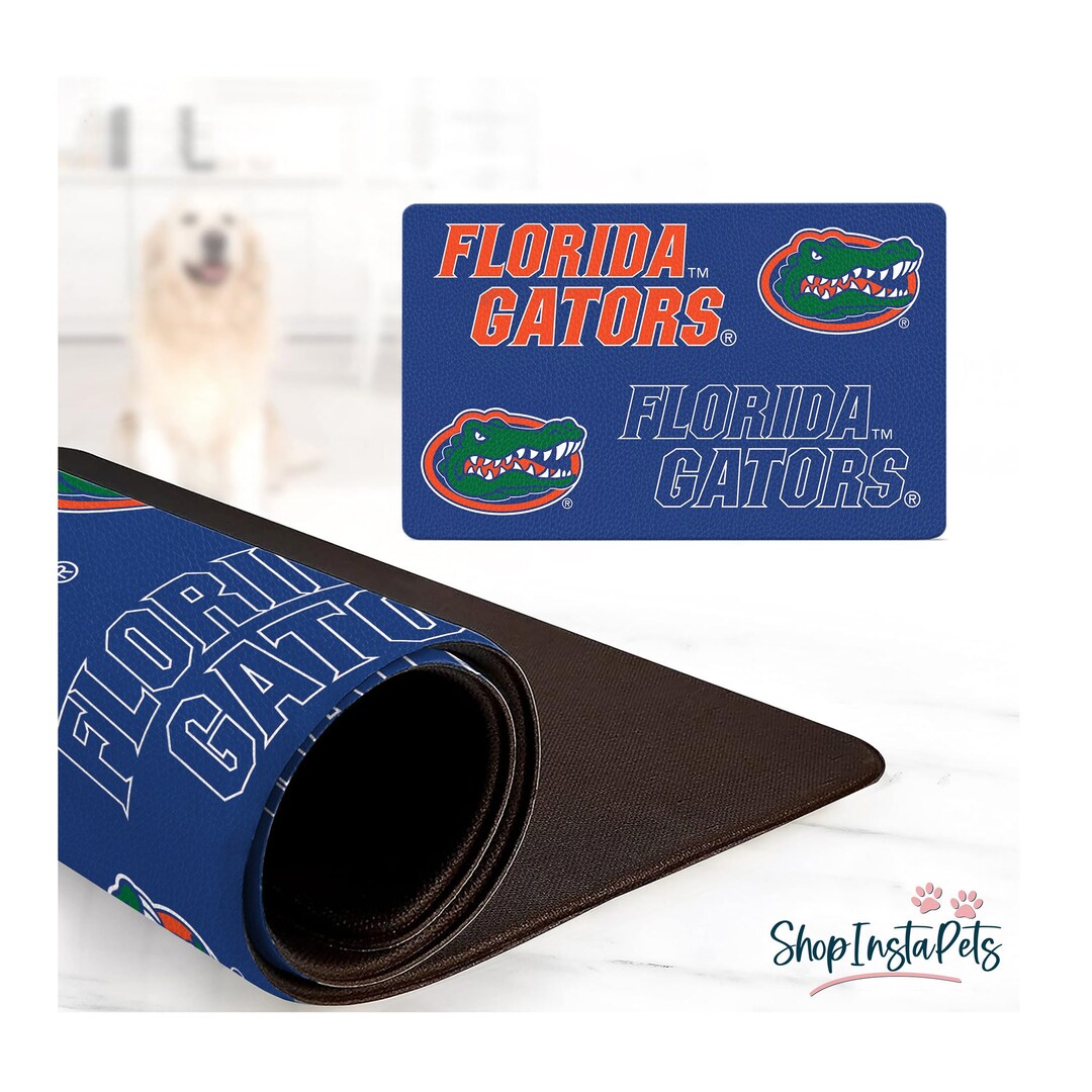 Florida Gators Water-proof Pet Food & Water Bowl Mat | 18" X 29" | Non ...