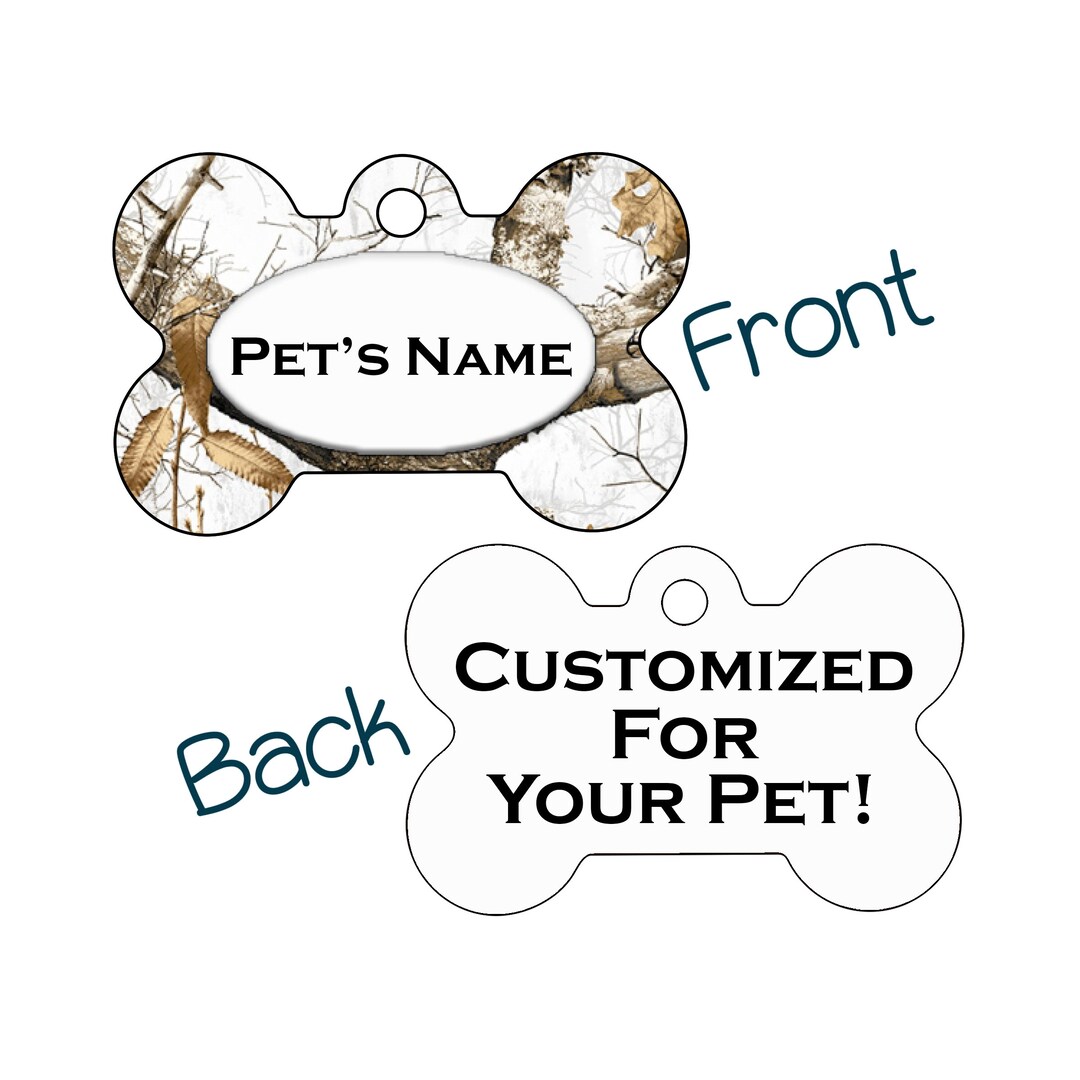 Realtree Officially Licensed Dog ID Tag - 1.5 X 1 Inch | Sturdy ...