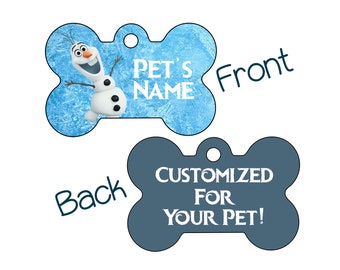 Double Sided Engraving Made IN USA Laser Etched Aluminum Pet ID Tag for ...