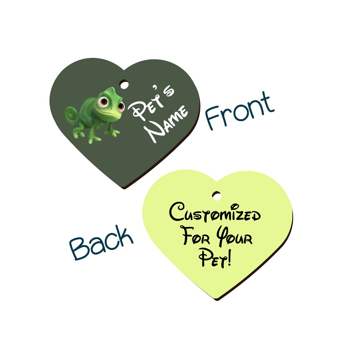 Pascal | Disney 2-sided Pet Id Tag for Dogs & Cats | Personalized for ...