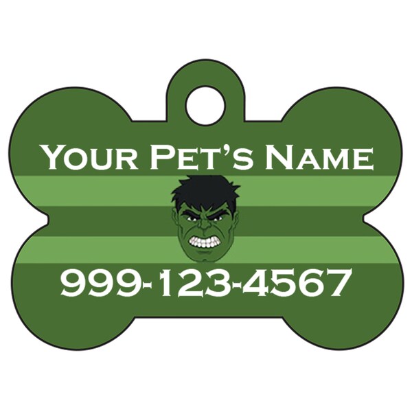 Hulk Name Tag - Etsy