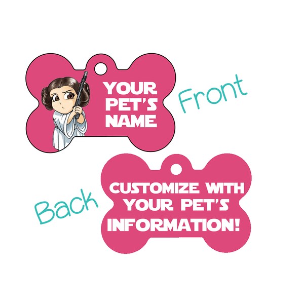 Princess Dog Tag - Etsy