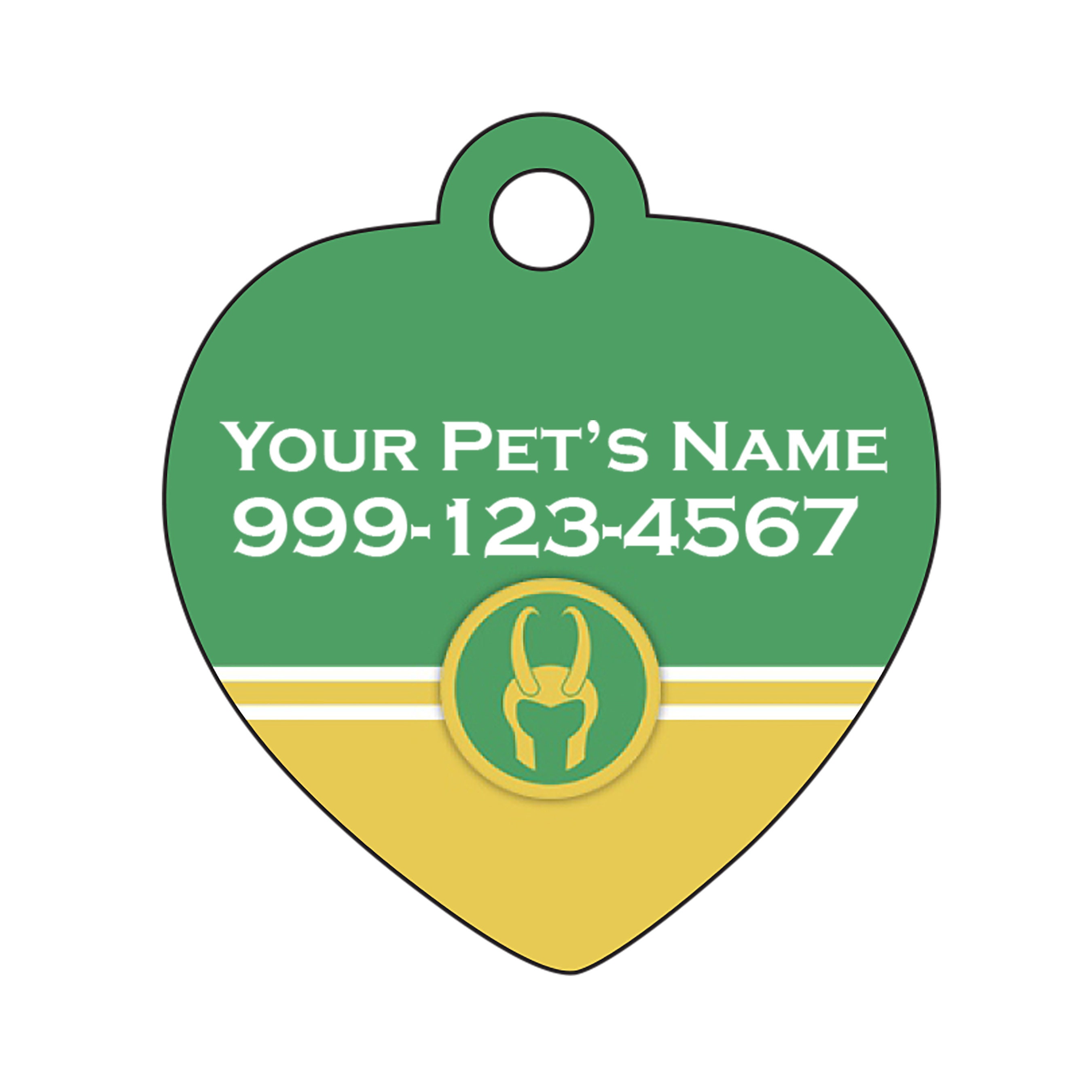 Loki Pet Id Tag for Dogs & Cats Personalized W/ Your Pet's | Etsy