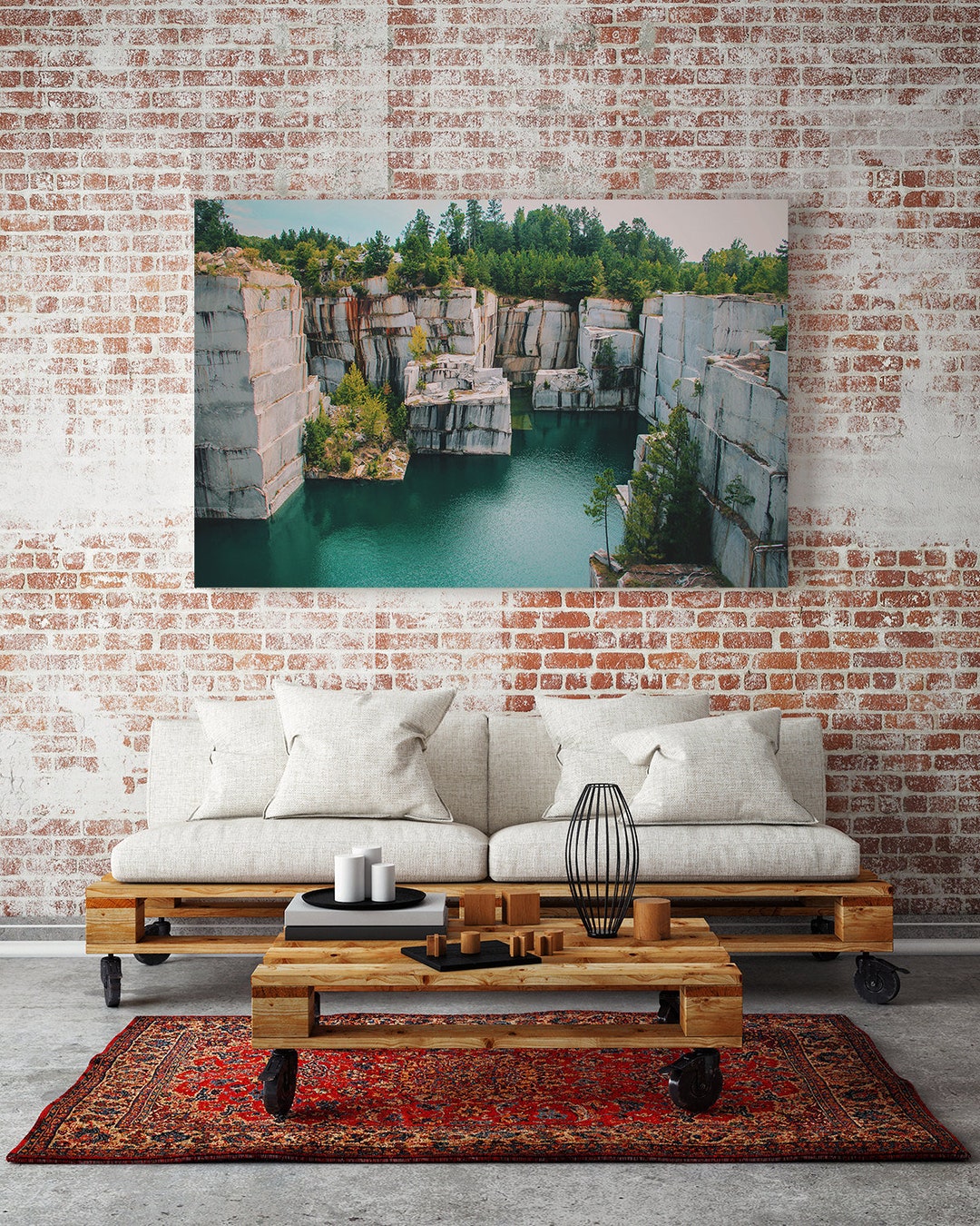 Quarry Scape, North Georgia Rock Quarry Fine Art Photograph, North Ga ...