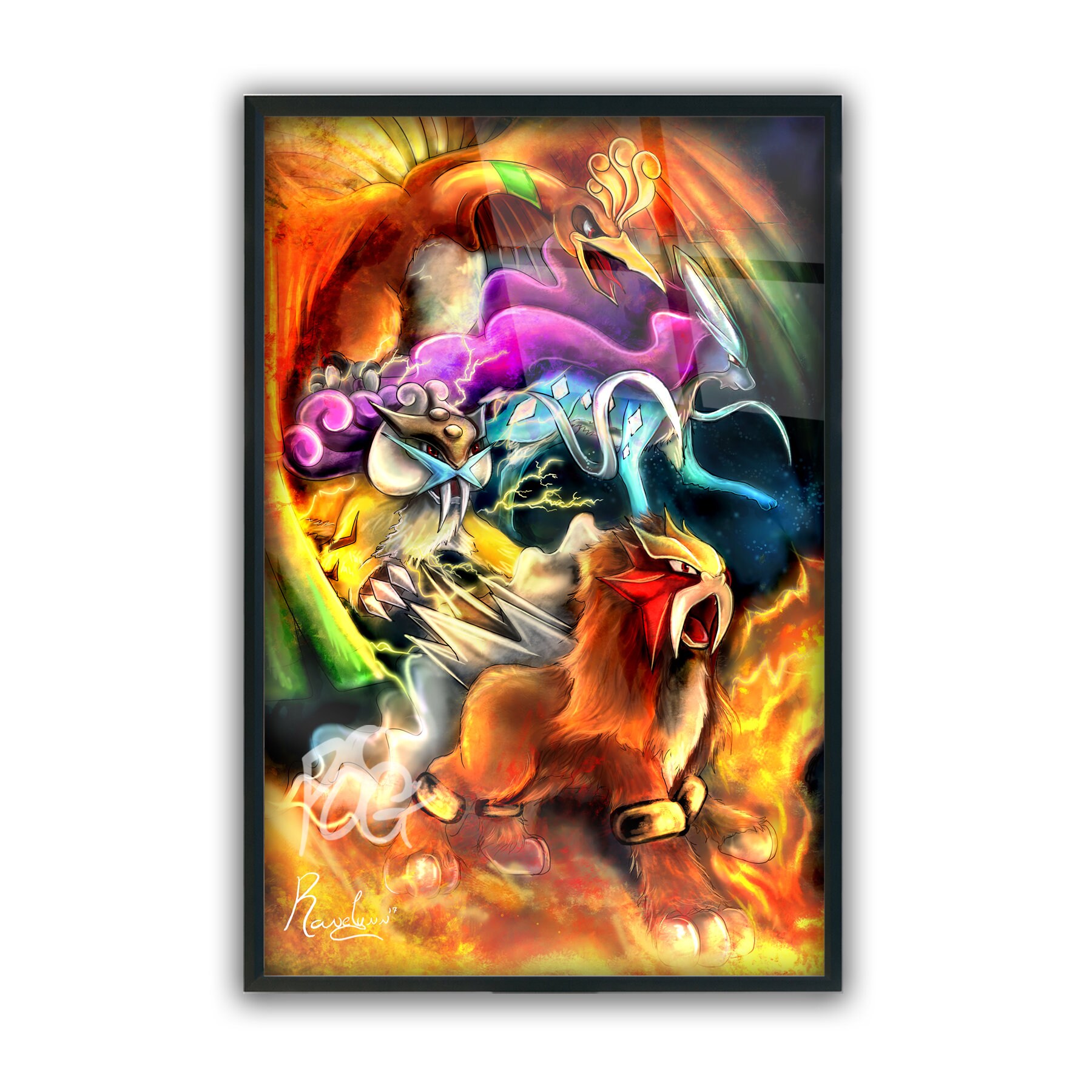 Pokemon Legendary Dogs Wallpaper