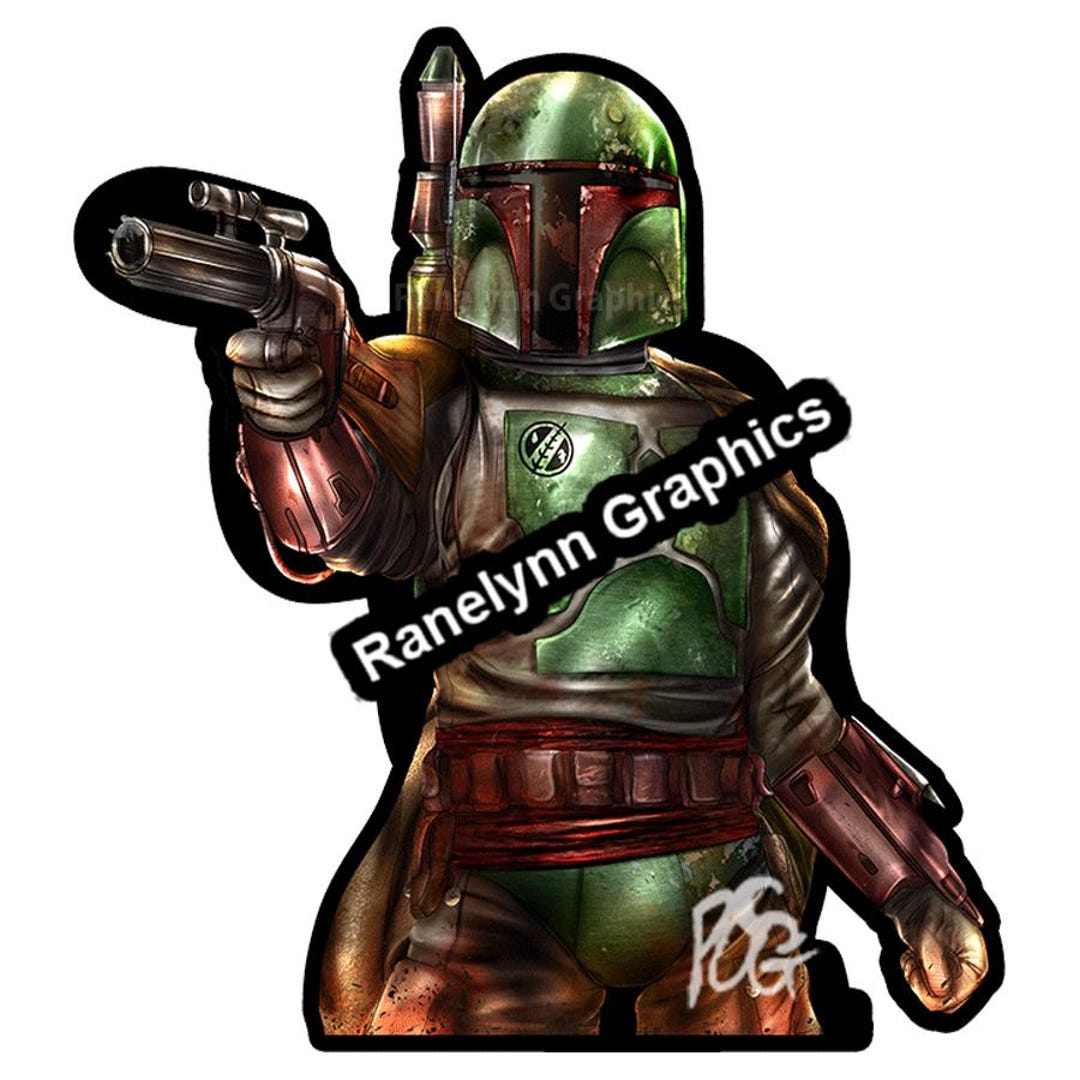 Bounty Hunter Transitioning Sticker - Etsy