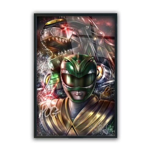 Power Rangers Green Ranger Kelly Green Shirts - Etsy