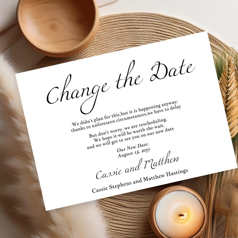 Change the Date - Etsy