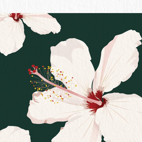 Print of Hibiscus - Etsy