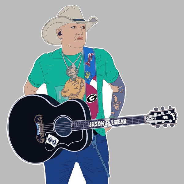 Jason Aldean Stickers - Etsy
