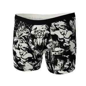 666 Boxers, Boxer Briefs, Mens Boxers, Occult Boxers, Satanic Boxers ...