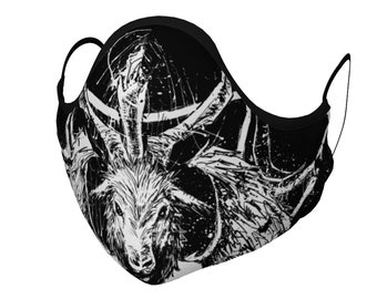 Satanic Face Mask - Etsy