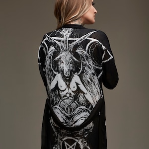 Baphomet Kimono, Baphomet, Satan, Devil, Satanic Temple, Baphomet Robe ...